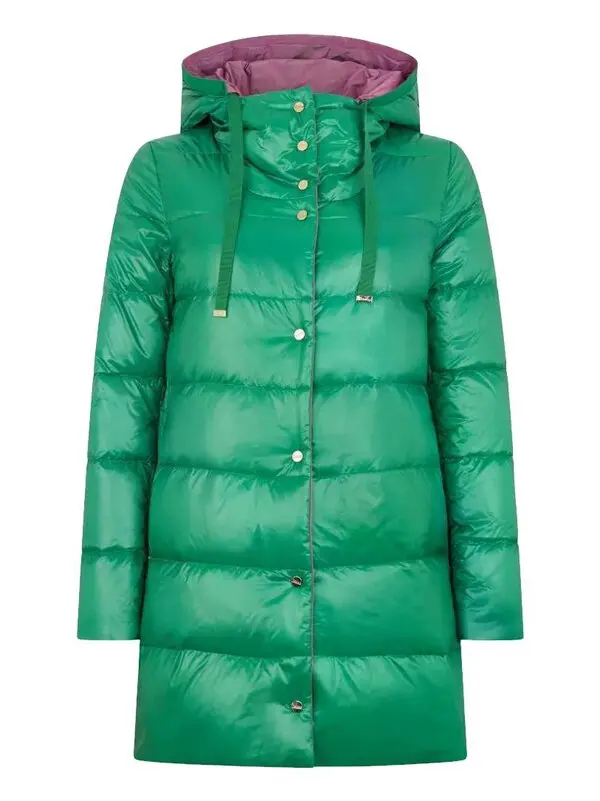 Herno Hooded Padded Coat - Green