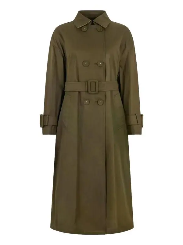 Herno Belted Trench Coat - Green
