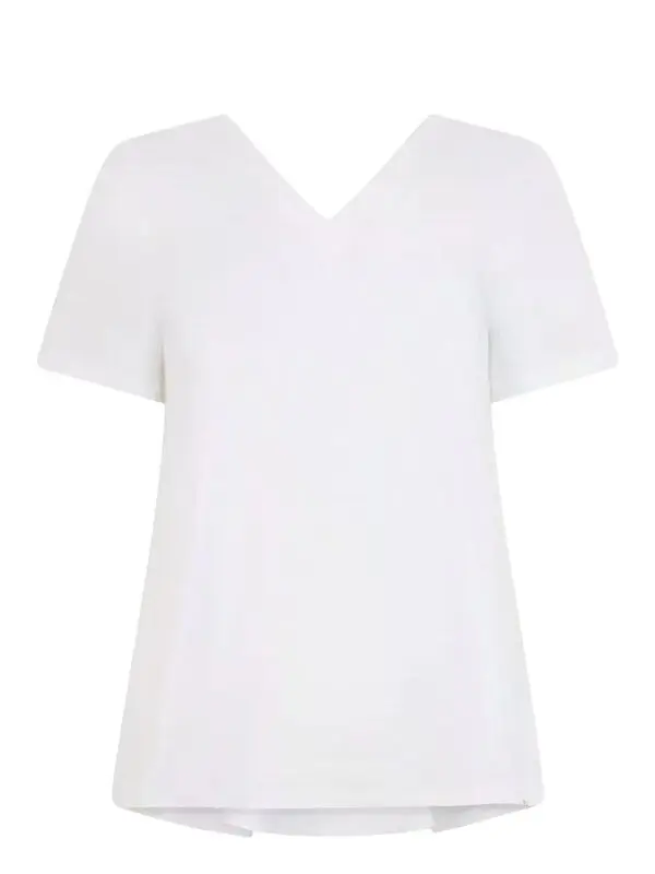 Herno V-neck T-shirt - White