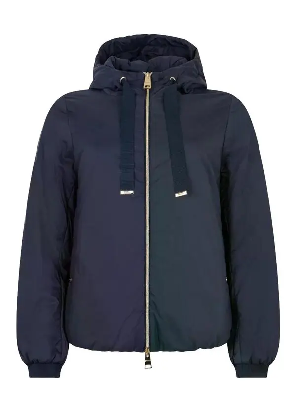 Herno Hooded Zip-up Padded Jacket - Blue