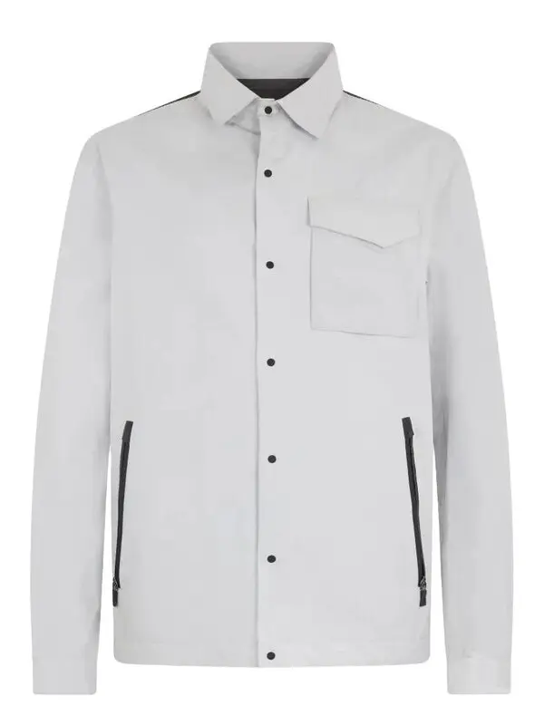 Herno Button-fastening Point-collar Jacket - Grey