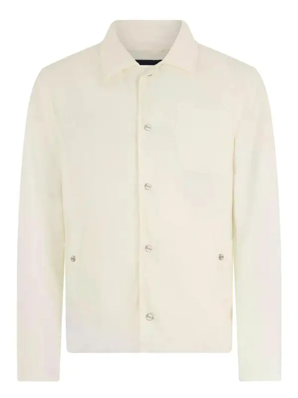 Herno Button-front Shirt Jacket - Neutrals