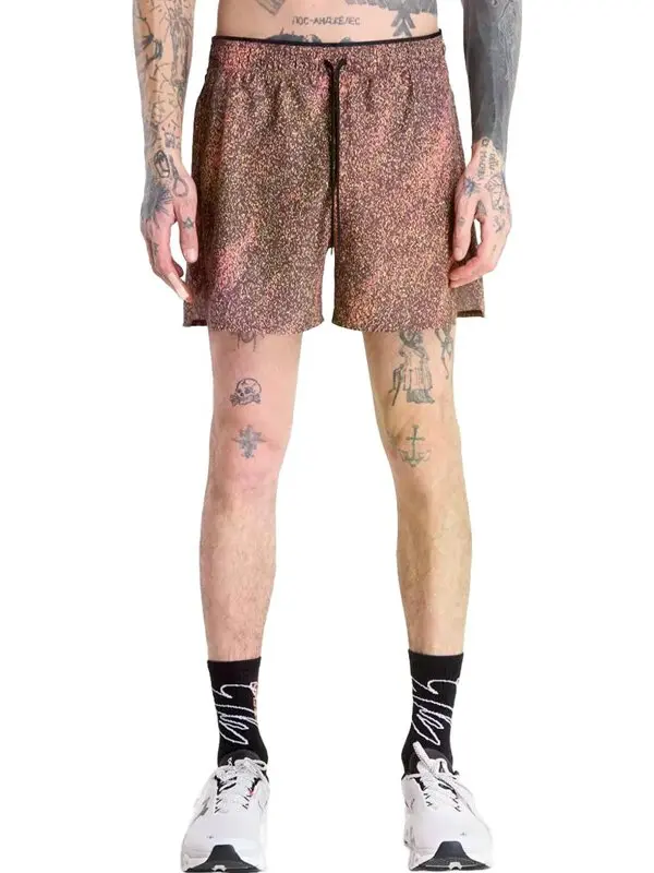 On Printed Trail Shorts - Brown