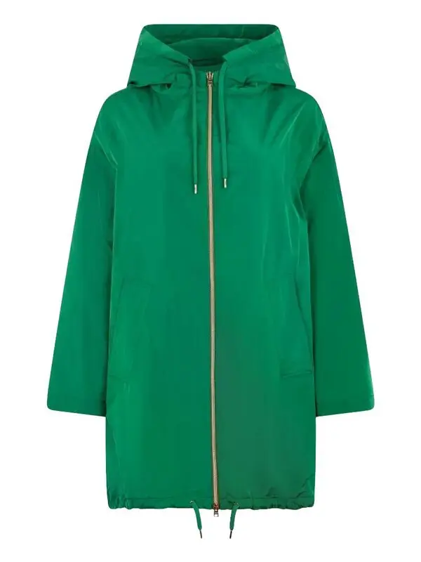 Herno Zip-up Hooded Parka - Green