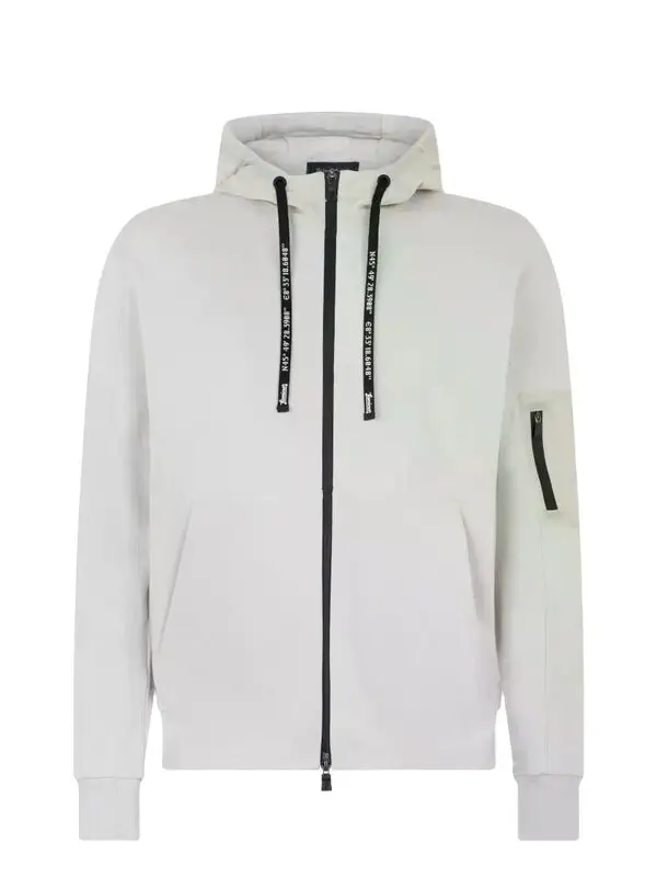 Herno Zip-up Hoodie - White