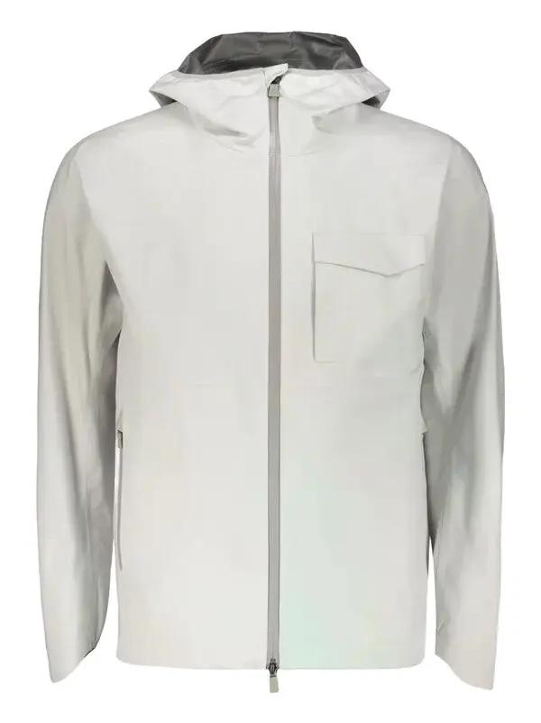 Herno Zip-up Hooded Jacket - Neutrals