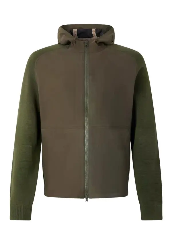 Herno Zip-up Hooded Jacket - Green