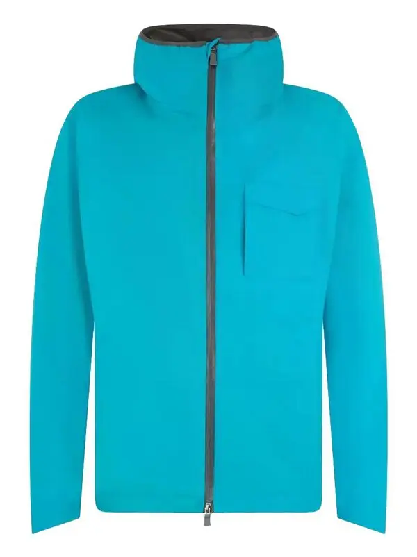 Herno Zip-up Hooded Jacket - Blue