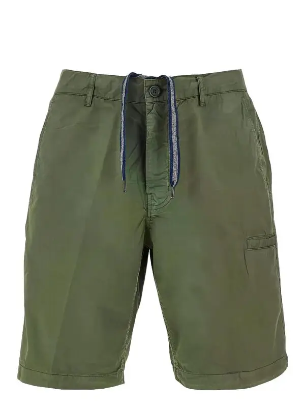 Aspesi Drawstring Bermuda Shorts - Green