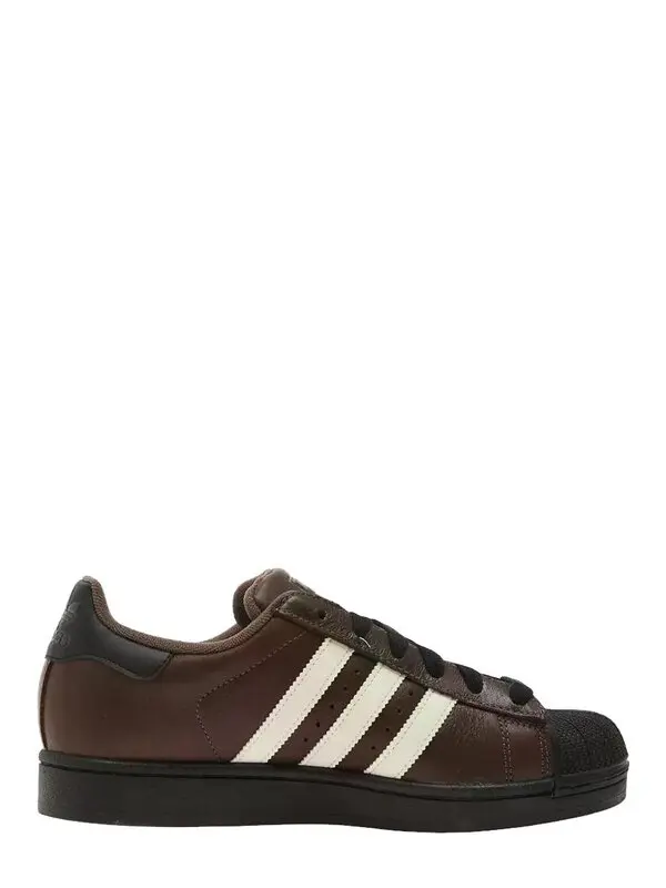 Adidas Superstar Ii Lace-up Sneakers - Brown