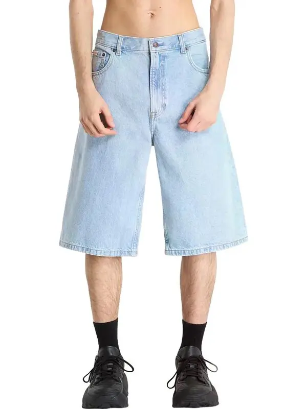 Calvin Klein Relaxed Fit Denim Shorts - Blue