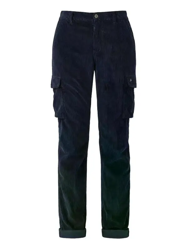 MASON'S Corduroy Cargo Trousers - Blue