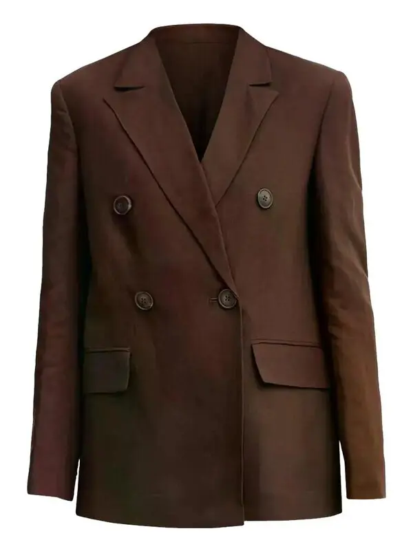 TWINSET Double-breasted Blazer - Brown