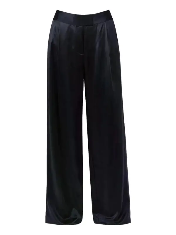 THE SEI Relaxed Wide Leg Trousers - Blue