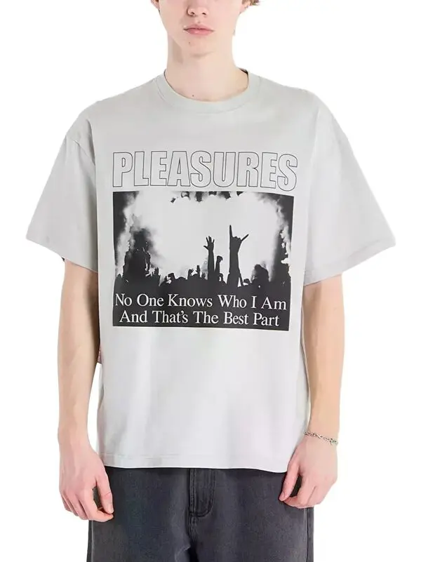 PLEASURES Incognito Short-sleeve T-shirt - Grey