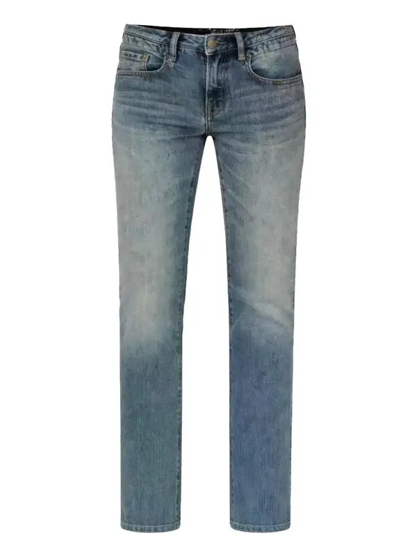 R13 Stitched Straight Jeans - Blue