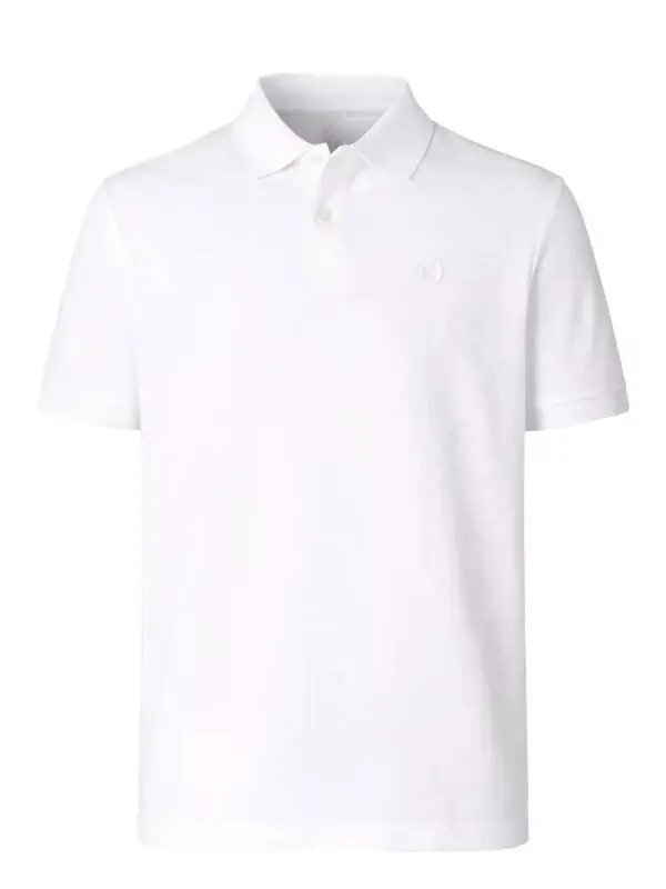 BOSS Logo Polo Shirt - White