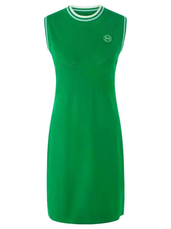 MARCCAIN Ribbed Mini Dress - Green