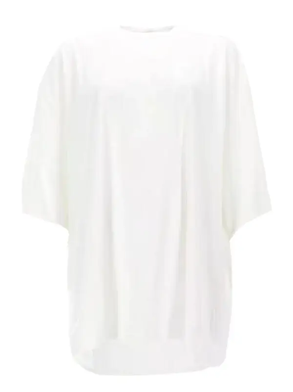 Rick Owens Short-sleeve Round-neck T-shirt - White