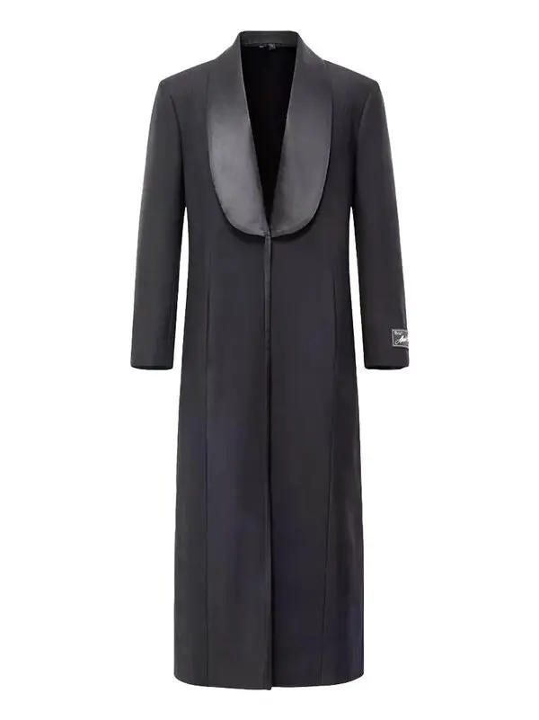 Erika Cavallini Shawl-collar Coat - Black