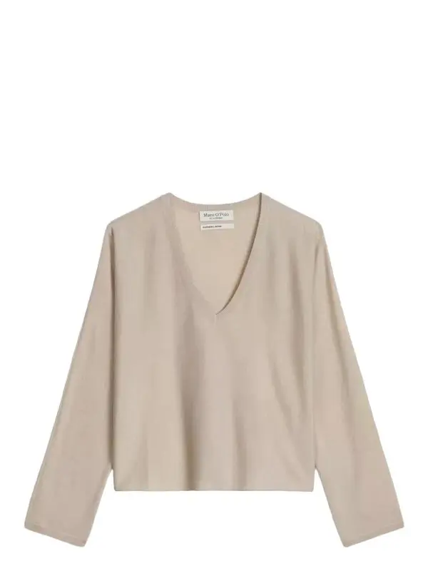 Marc O'polo Long-sleeve V-neck Sweater - Neutrals