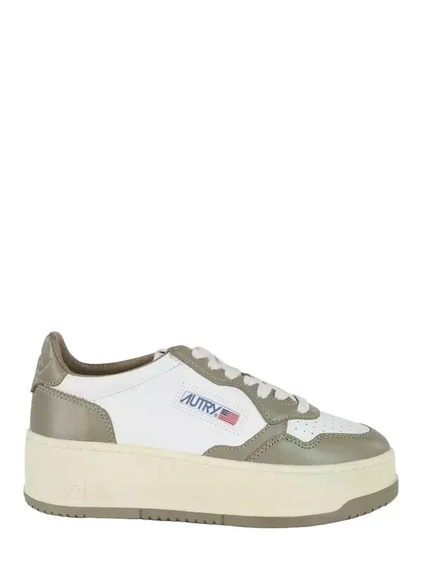 AUTRY Platform Heel Sneakers - White
