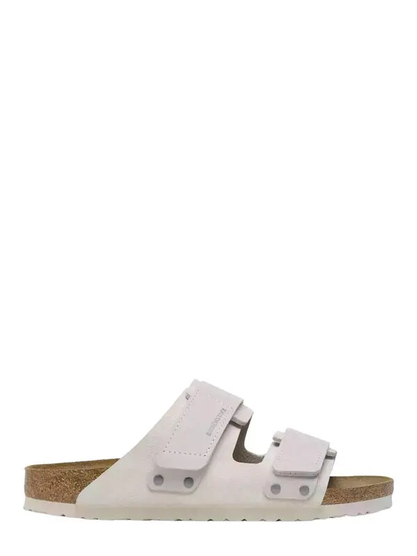 BIRKENSTOCK Uji Strap Suede Sandals - White