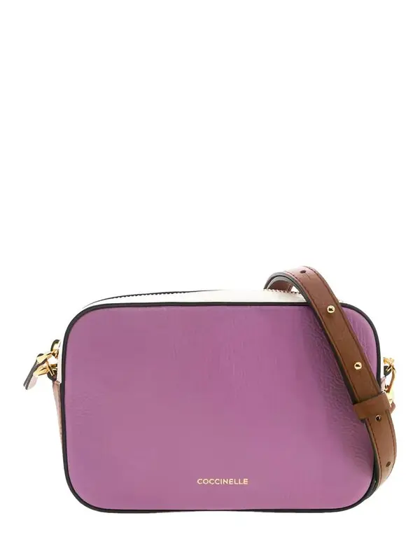 COCCINELLE Tebe Color-block Shoulder Bag - Purple