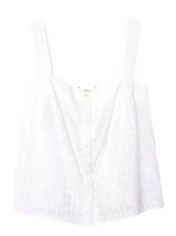 Xirena Square-neck Sleeveless Top - White