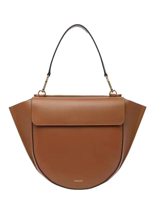 WANDLER Hortensia Flap Bag - Brown
