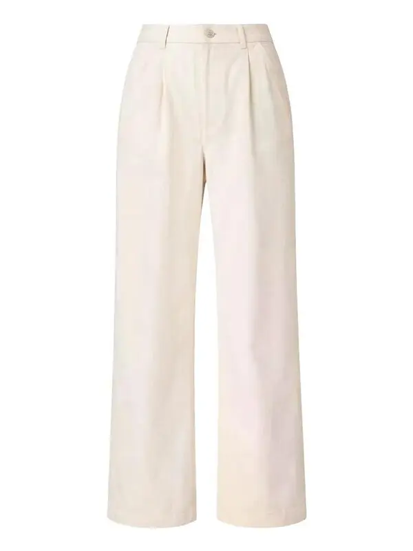 REFORMATION Pleated Trousers - Neutrals