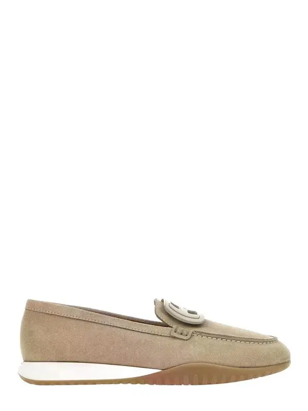 Hogan Appliqué Slip-on Sneakers - Neutrals