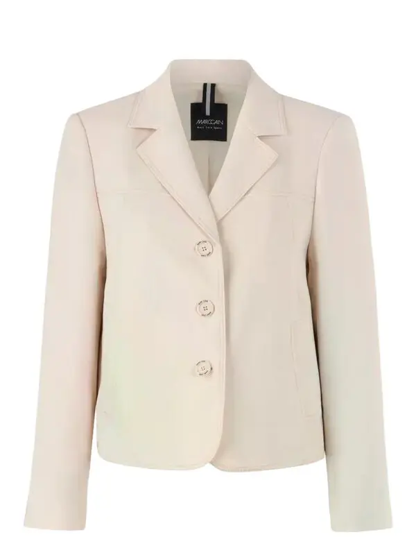 MARCCAIN Single-breasted Sporty Blazer - Neutrals