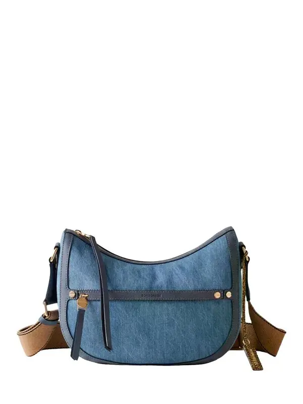 Borbonese Luna Shoulder Bag - Blue