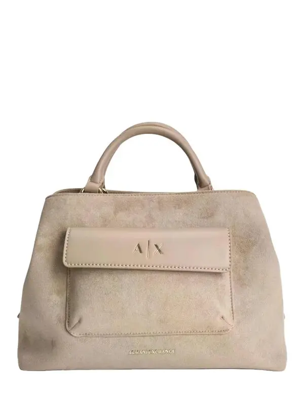 Armani Exchange Flap Shoulder Bag - Neutrals