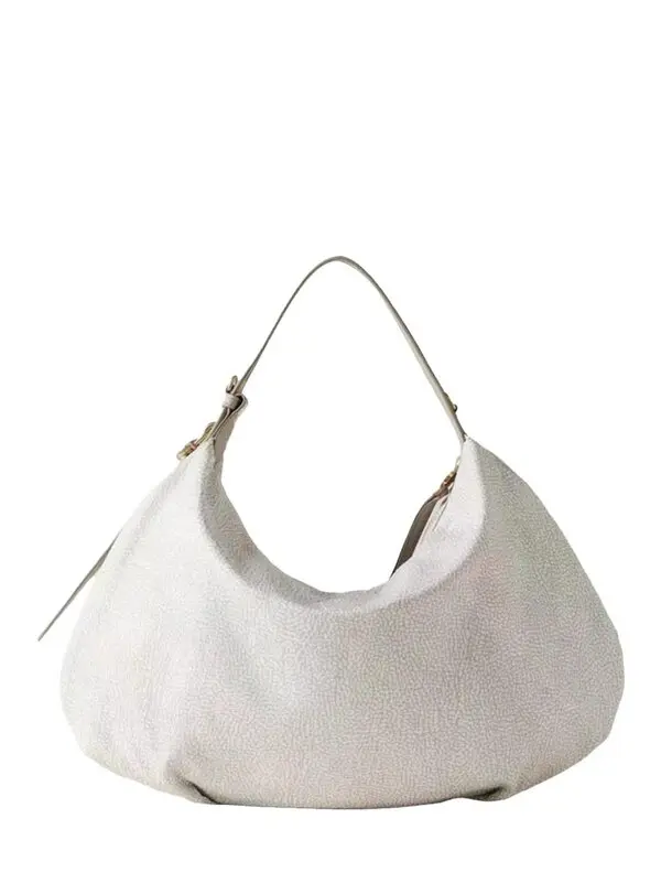 Borbonese Medium Prive Shoulder Bag - Neutrals
