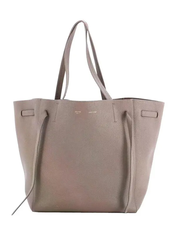 Celine Phantom Tie Cabas Medium Tote Bag - Brown