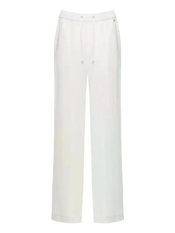Herno Drawstring-fastening Palazzo Pants - White