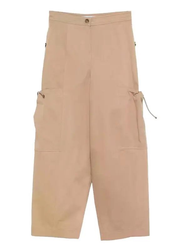 Max Mara Cargo-pocket Trousers - Neutrals