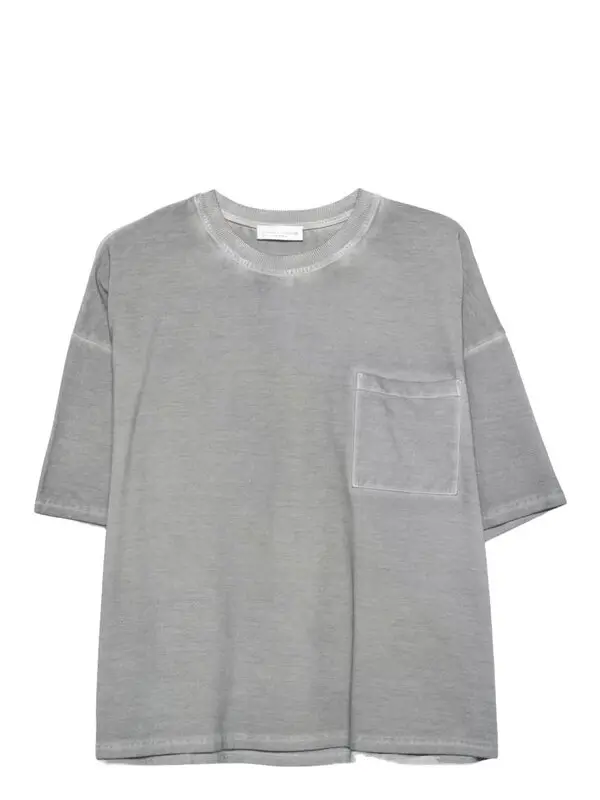 ROBERTO COLLINA Pocket Crew-neck T-shirt - Grey