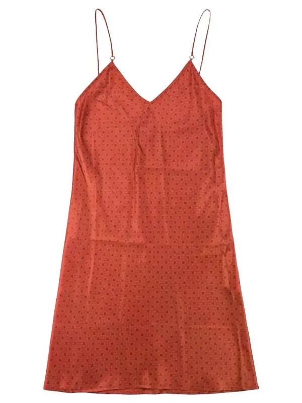 Chrome Hearts Silk Dress - Red