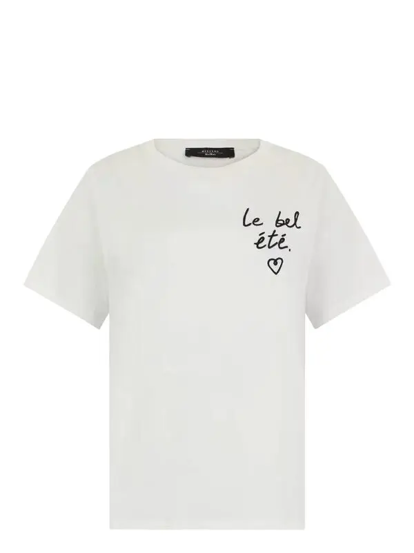 Max Mara Graphic T-shirt - White