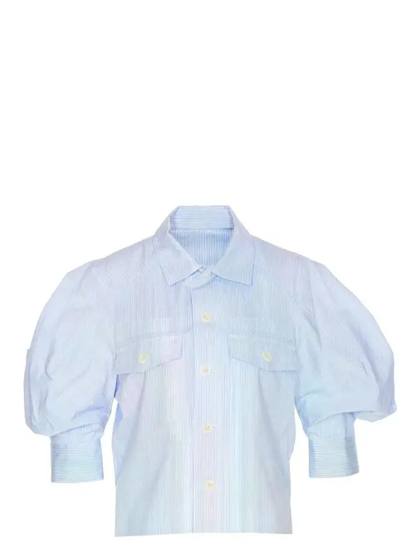 Sacai Striped Shirt - Blue