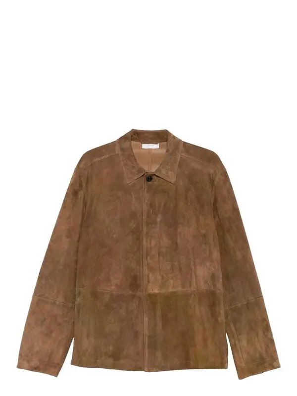 THE ROW Ulrich Suede Jacket - Brown