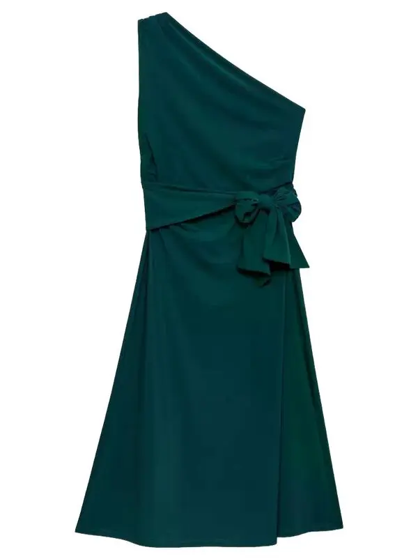 Malìparmi One-shoulder Midi Dress - Green