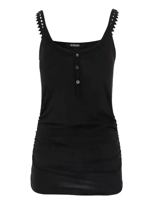 Jacquemus Le Debardeur Clavela Tank Top - Black