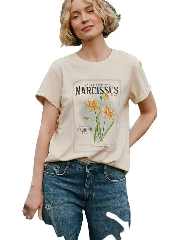 TERRAIN Seed Packet T-shirt - Narcissus