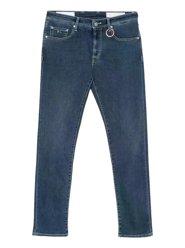 TRAMAROSSA Michelangelo Logo-patch Jeans - Blue