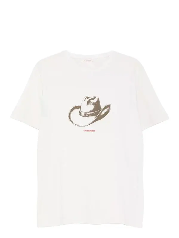 TRAMAROSSA Hat-graphic T-shirt - Neutrals