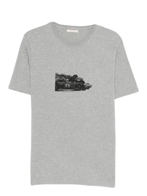 TRAMAROSSA Justin Graphic-print T-shirt - Grey